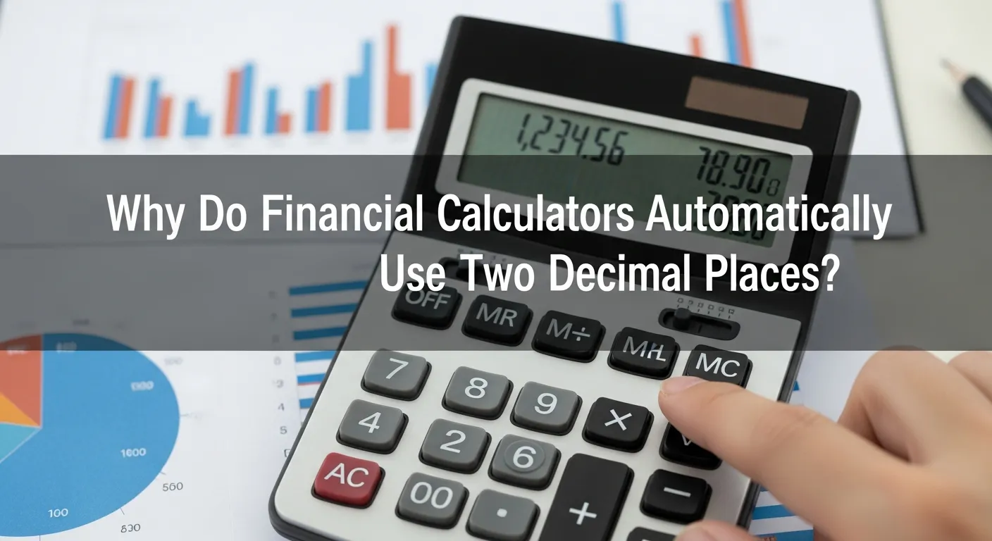 Why Financial Calculators Use Two Decimal Places