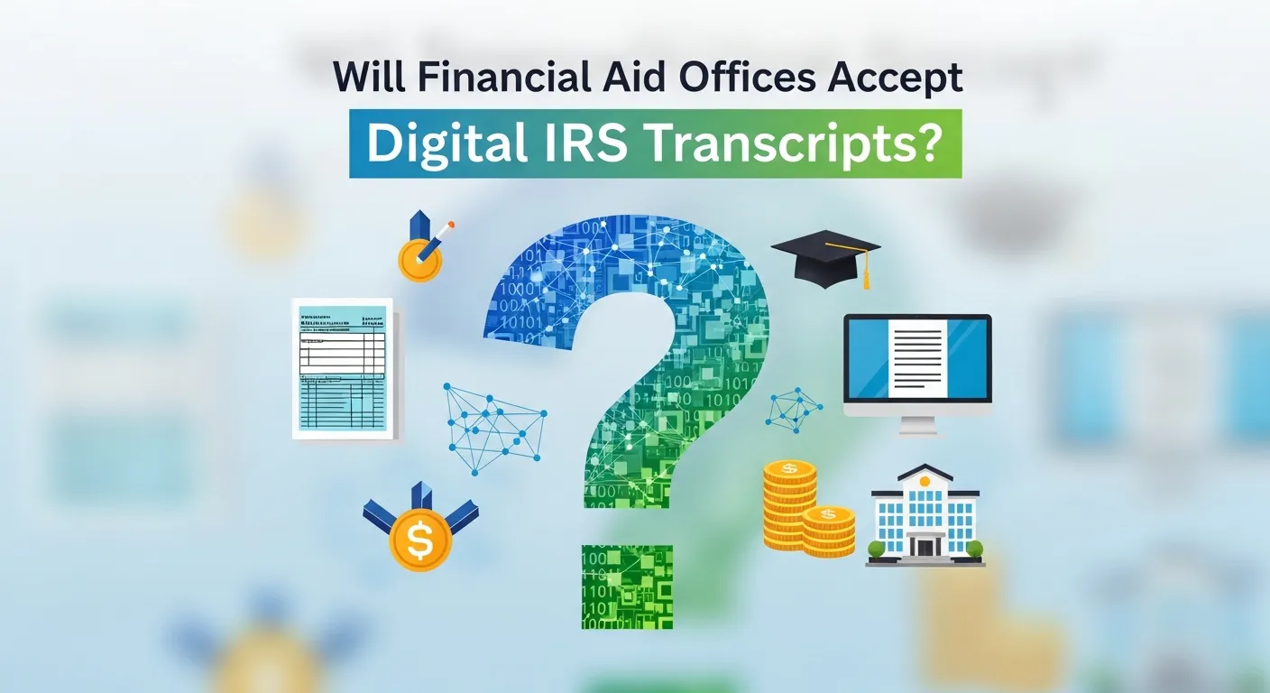 Will Financial Aid Offices Accept Digital IRS Transcripts